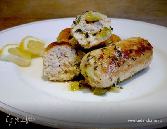 Рыбные колбаски под лимонным соусом — Пошаговый рецепт приготовления с ...