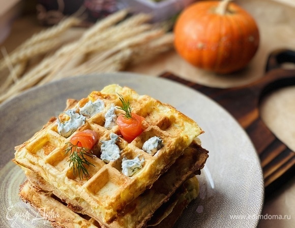 Кабачковые вафли — Пошаговый рецепт приготовления с фото 2025 | Простые ...