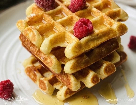Творожно-банановые вафли — Пошаговый рецепт приготовления с фото 2024 ...