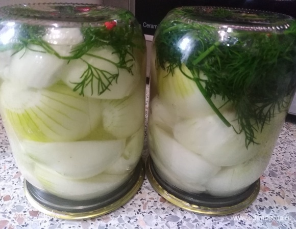 Маринованный лук на зиму — Пошаговый рецепт приготовления с фото 2024 ...